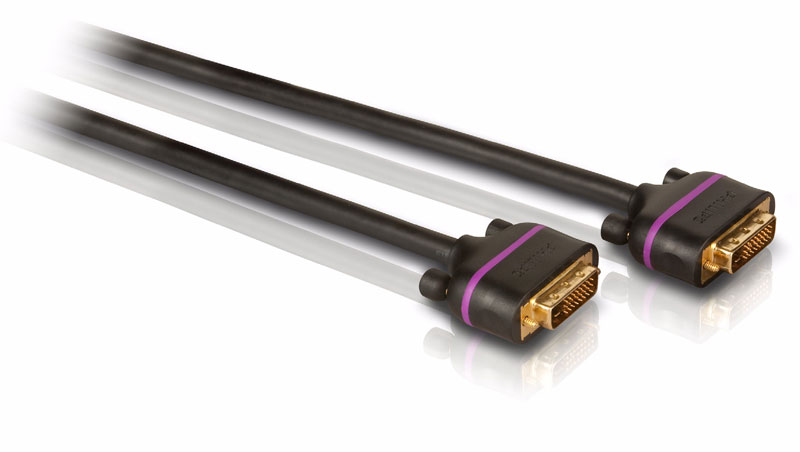 Amazon.com: Philips SWX2131S/27 DVI Monitor Cable (6 Feet, Black ...