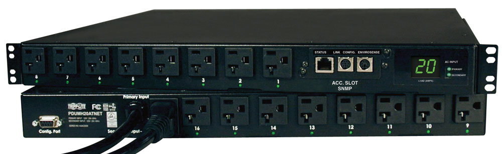 Tripp Lite PDUMH20ATNET Power Distribution Unit Metered PDU 1U 16 ...