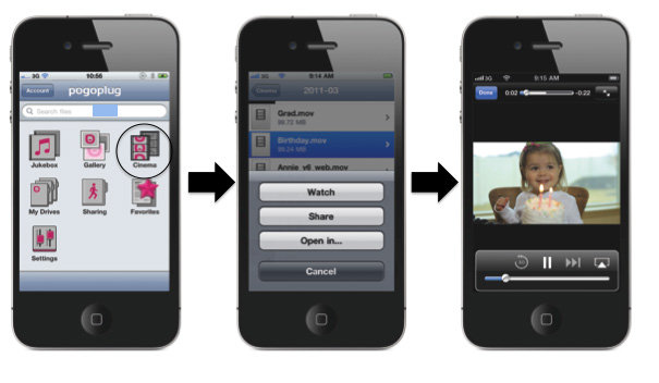Pogoplug POGO-V4-A3-01 Series 4 Multimedia Sharing Device (Black ...