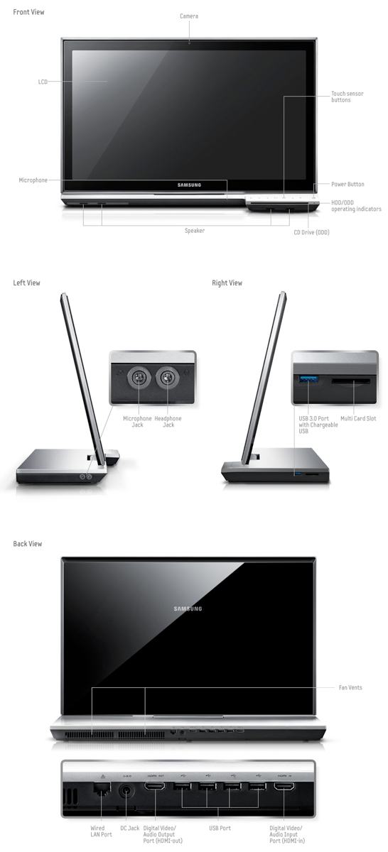 Amazon.com: Samsung Series 7 DP700A7D-S03US 27-Inch All-in-One ...