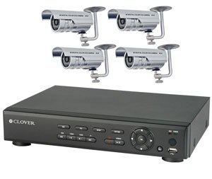 Amazon.com : Clover 4 Channel DVR Bundle System with 500GB HDD and 4 ...