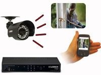 Amazon.com : Lorex Edge LH328501C4T22B 8-Channel DVR and 21.5-Inch ...