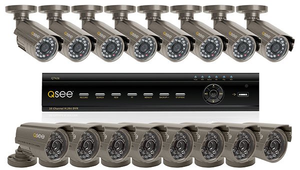 Amazon.com : Q-See QT426-603-5 16 Channel Surveillance System with ...