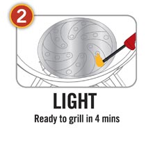 Amazon.com : BIC Charcoal Alternative FlameDisk, 10-Pack : Charcoal ...