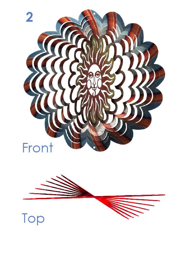 Amazon.com: Iron Stop D270-6 Lighthouse Wind Spinner, 6.5-Inch : Patio ...