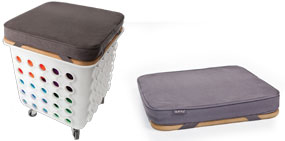 Amazon.com: Quirky Mobile Storage Stool : Home & Kitchen