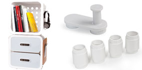 Amazon.com: Quirky Mobile Storage Stool : Home & Kitchen