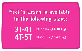 Amazon.com: Pampers Feel 'n Learn Training Pants for Girls, Size 2t-3t ...