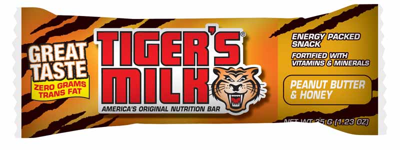 Amazon.com: Tiger's Milk Peanut Butter & Honey Energy Bar with Protein ...