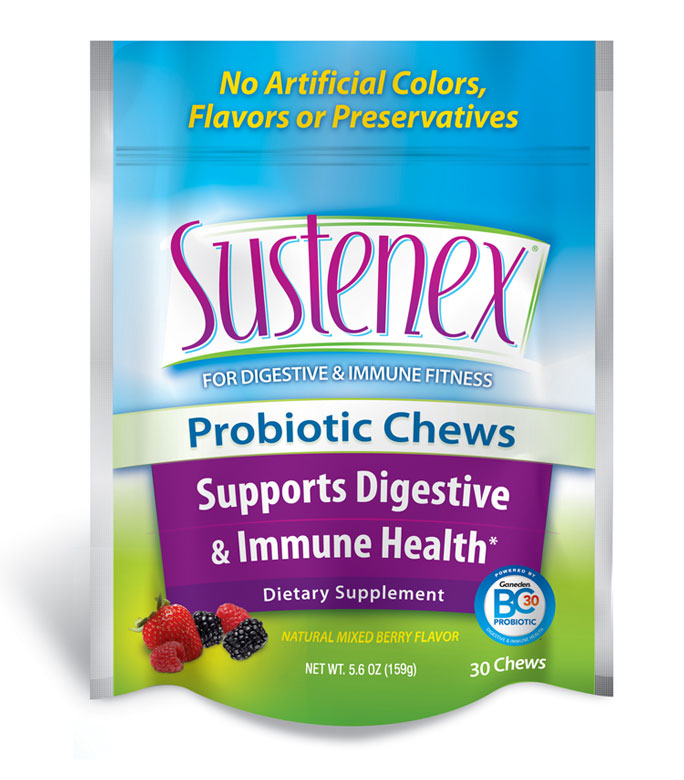 Amazon.com: Sustenex with Ganeden BC30, 30-Count : Health & Household