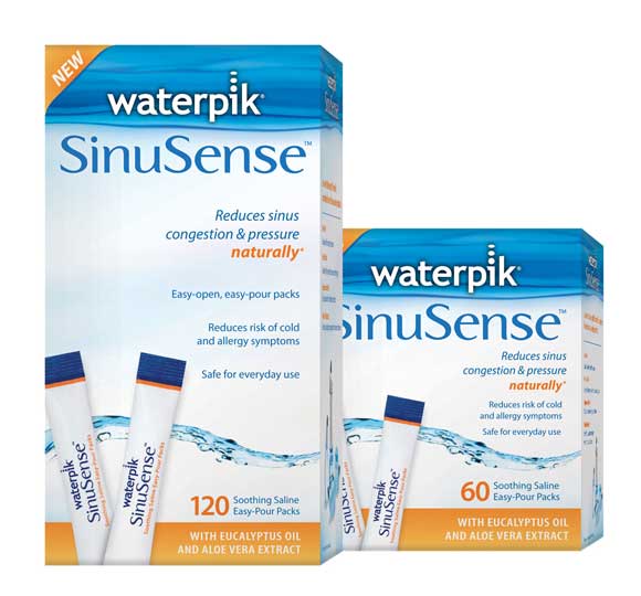 Amazon.com: Waterpik Swp 060 Sinusense 60 Count Soothing Saline Packs ...