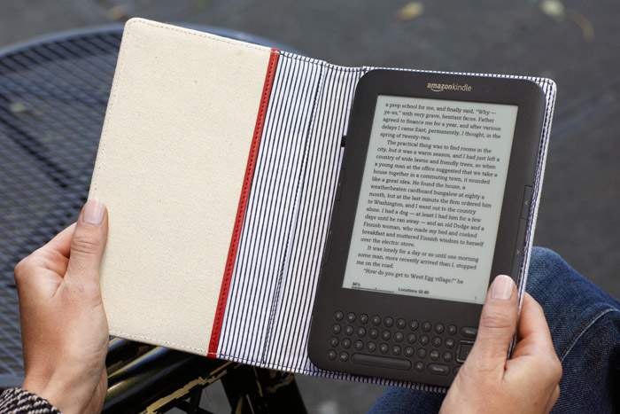 Amazon.com: kate spade new york Canvas Kindle Cover (Fits Kindle ...