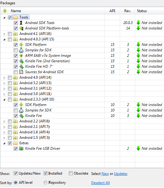 Kindle Fire SDK not found in Eclipse Android SDK Manager - Stack Overflow Kindle Fire SDK not found in Eclipse Android SDK Manager - Stack Overflow