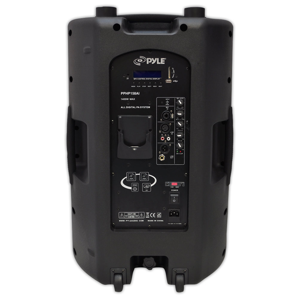 Amazon.com: PylePro PPHP158AI 15-Inch 1400-Watt Portable Powered 2-Way ...