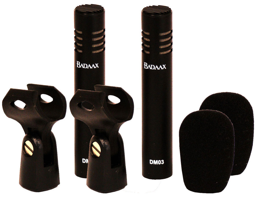Amazon.com: BadAax DM03ST Back-Electret Stereo Kit Condenser ...