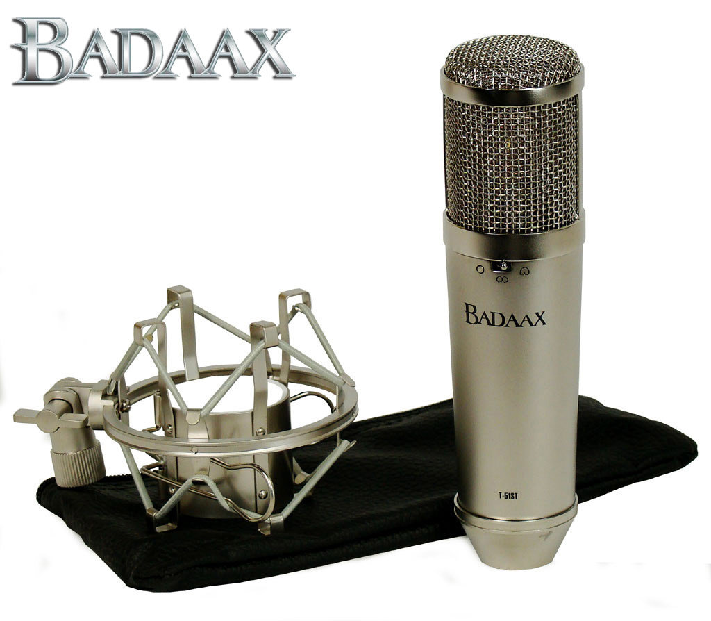 Amazon.com: Bad Aax T 51ST FET Condenser Microphone with Shockmount and ...