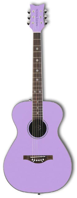Amazon.com: Daisy Rock Pixie Acoustic Guitar Starter Pack, Pixie Purple ...
