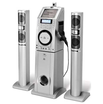 Amazon.com: Singing Machine STVD-1001 Pedestal DVD/CDG Karaoke System ...