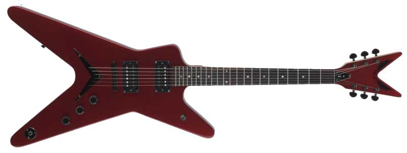 Amazon.com: Dean ML Bolt On Guitar, Metallic Red with Matching ...