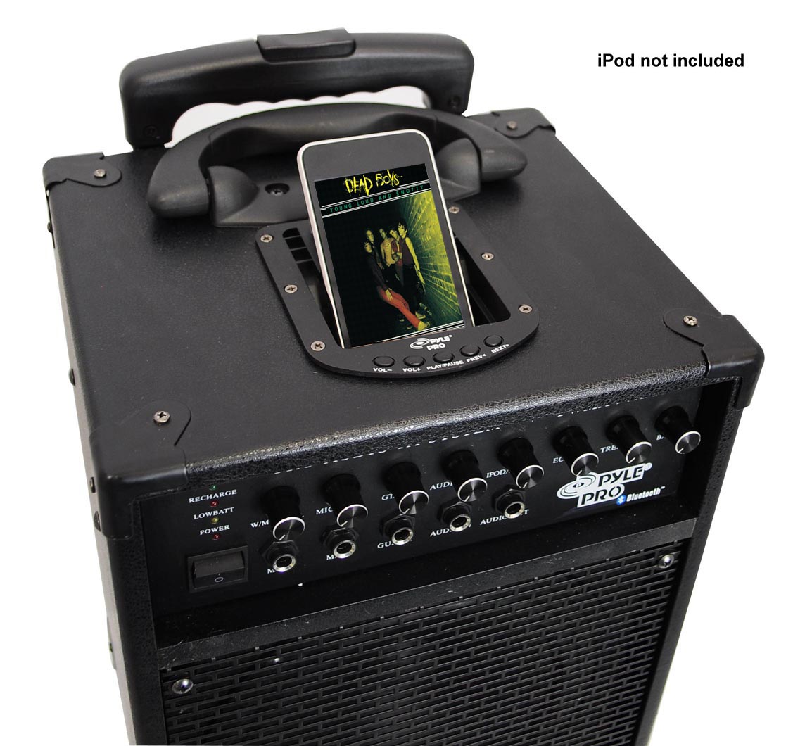 Pyle-Pro PWMA940BTI 600 Watts VHF Inalámbrico/a Portable PA System w ...