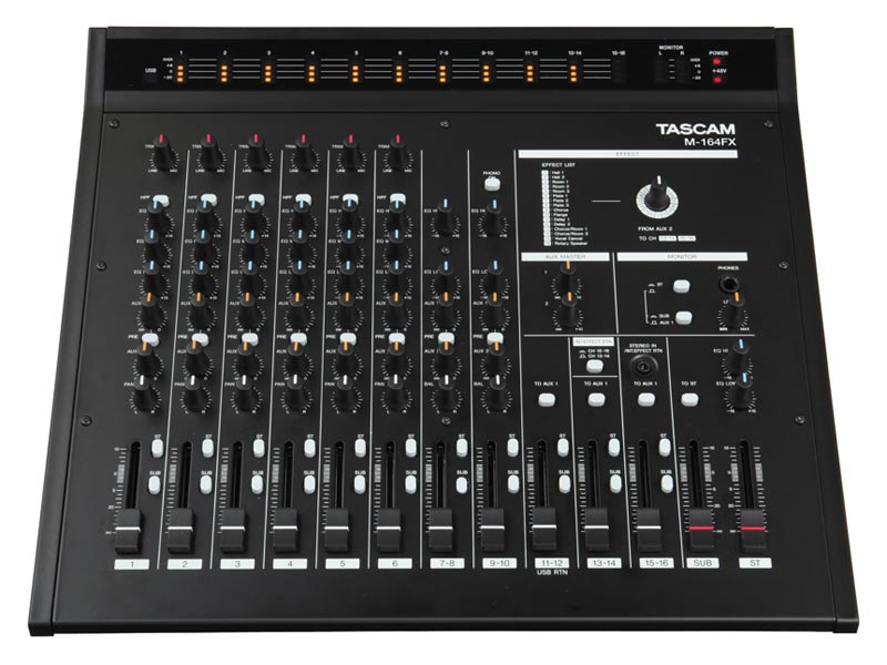 Amazon.com: Tascam M-164Fx 16-Channel Analog Mixer : Musical Instruments