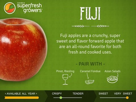 Fuji Apple, One Medium: Amazon.com: Grocery & Gourmet Food