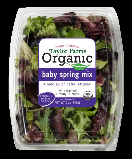 Amazon.com: Taylor Farms Organic Spring Mix, 5 oz Clamshell : Grocery ...