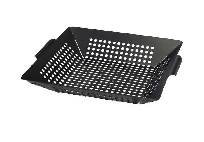 Amazon.com : Charcoal Companion Nonstick 12-Inch Square Grilling Wok ...