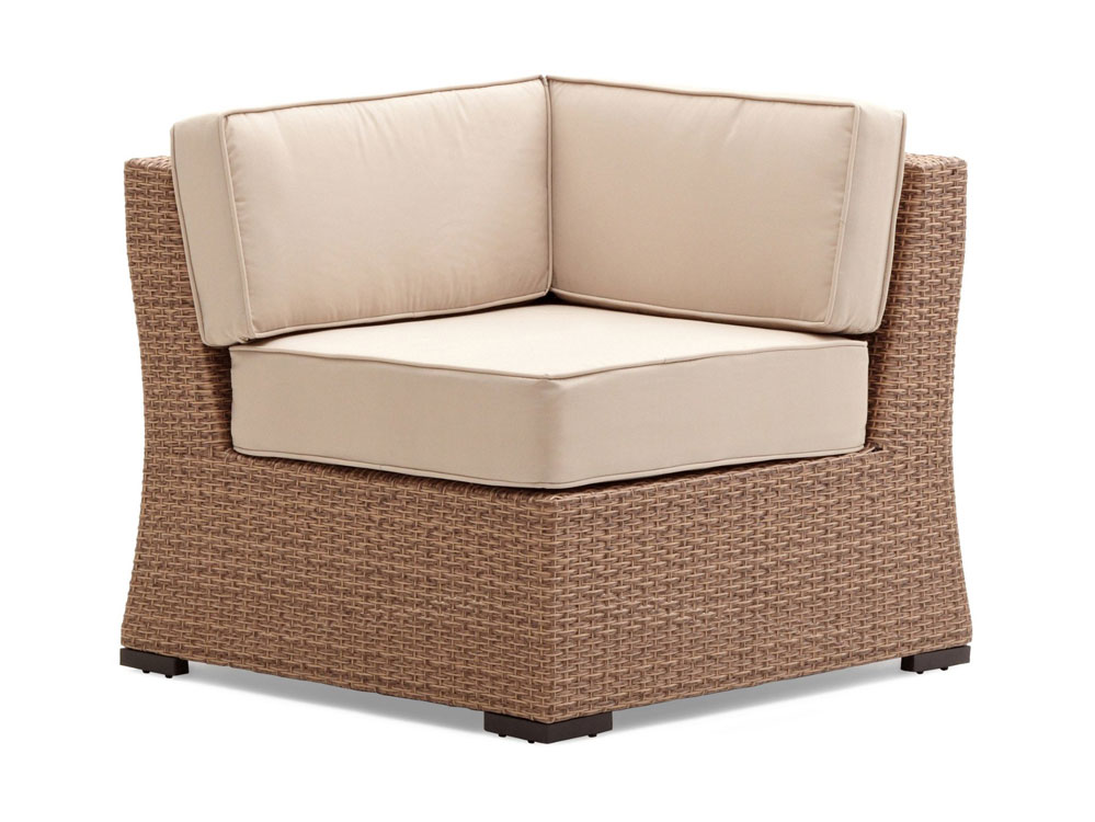 Amazon.com: Strathwood Griffen All-Weather Wicker Sectional Corner ...