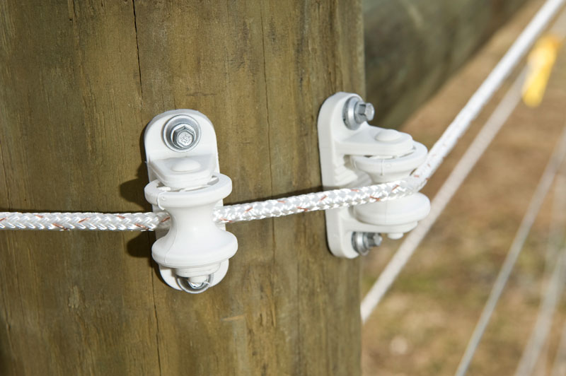 Amazon.com : ElectroBraid 155579 White Roller Post Insulators ...