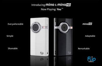 Flip Mino Camcorder, 60 Minutes (White) : Amazon.ca: Electronics