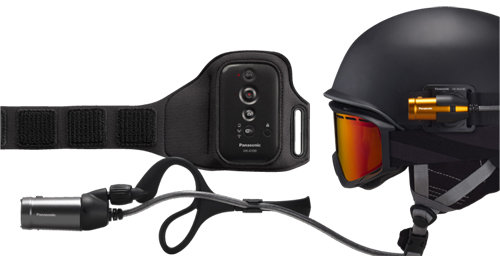 Amazon.com : Panasonic HX-A100 HD Wearable Action Camera Digital ...