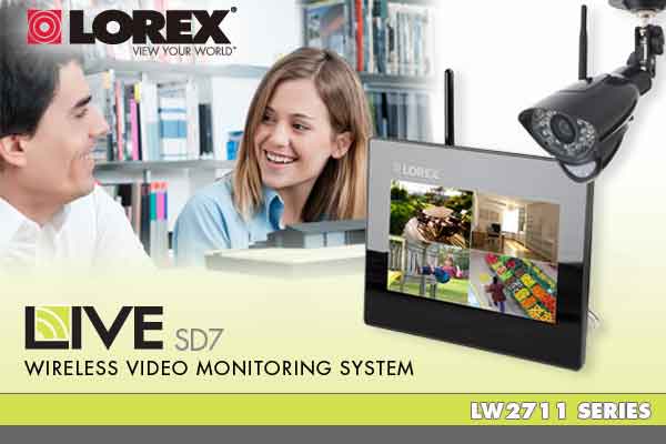 Amazon.com : Lorex LW2711 Wireless Video Monitoring System with Remote ...
