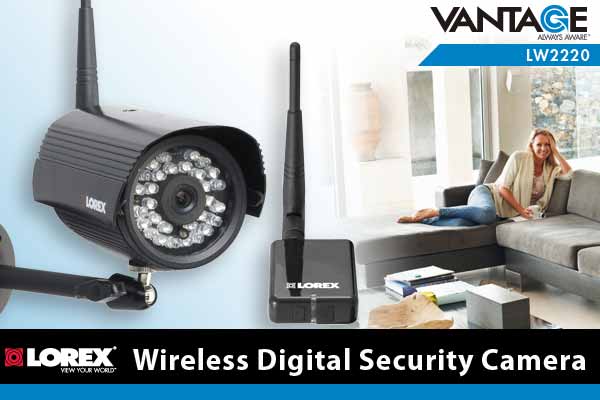 Amazon.com : Lorex Digital Wireless Outdoor Security Camera with Audio ...