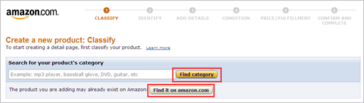 Amazon.com Help: Classify your product