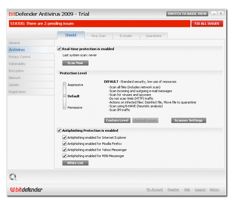 Amazon.com: Bitdefender Antivirus 2009 - 2 Yr/3Pc [OLD VERSION]