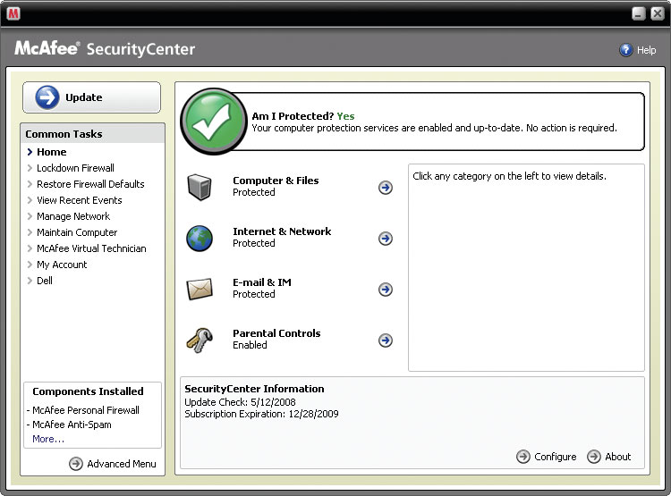 Amazon.com: McAfee VirusScan Plus 2009 1-User [OLD VERSION]