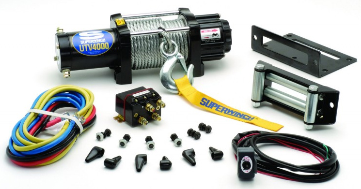 Amazon.com: Superwinch 1140200 UTV 4000 Series Winch with Handlebar ...