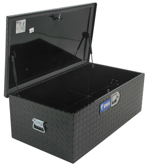 Amazon.com: UWS FOOT-LOCKER-BLK Black Foot Locker Chest with End Pull ...