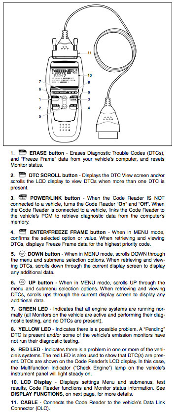 Amazon.com: Innova 3110 Diagnostic Code Scanner with Freeze Frame Data ...
