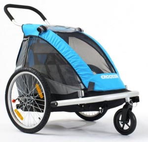 Amazon.com : Croozer Designs Kid for 1 (Blue, Grey, Black) : Child ...