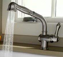 Jado 850/850/100 Victorian Single Lever Kitchen Faucet with Pull Out ...