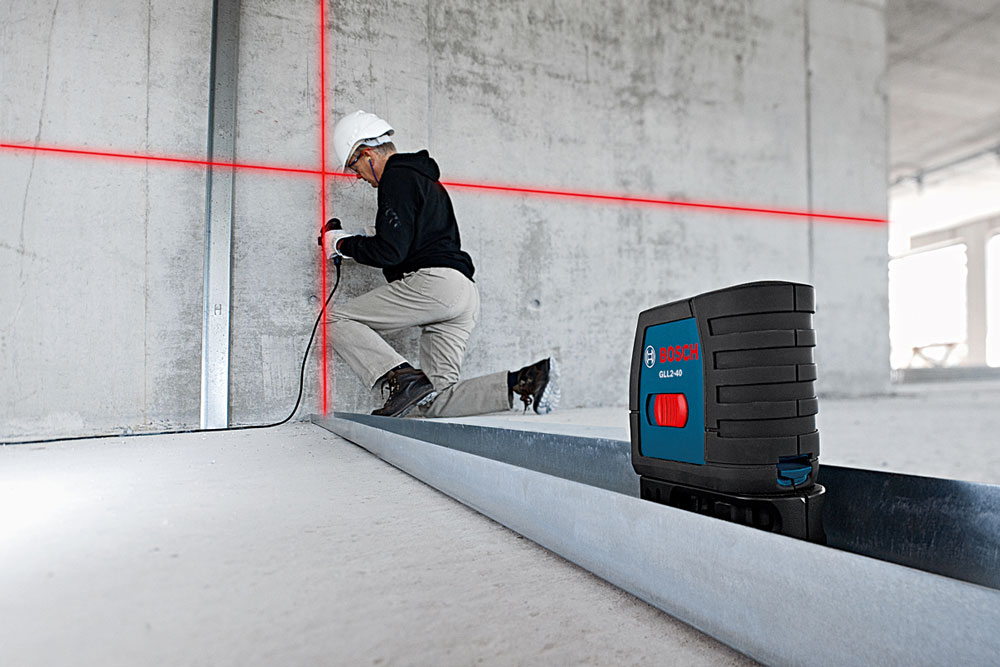 Bosch GLL2-40 Self-Level Cross Line Laser, Up To 30 Feet - - Amazon.com