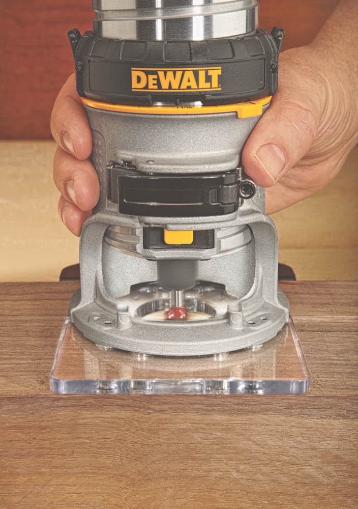 DEWALT DWP611 1.25 HP Max Torque Variable Speed Compact Router with ...