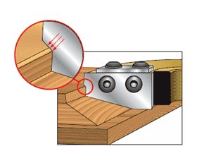 Freud RP2000 Insert Knife Raised Panel Shaper Cutter Set, 1-1/4 Bore ...