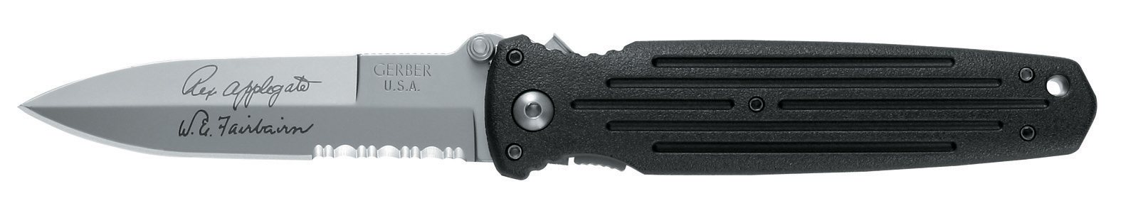 Gerber Applegate Combat Folding Knife, Serrated Edge [05780] - Knife ...