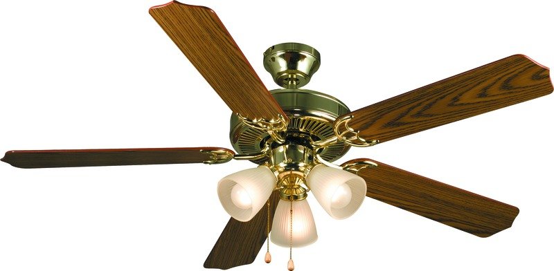 Hardware House 41-5919 Palladium 52-Inch Triple Mount Ceiling Fan Light ...