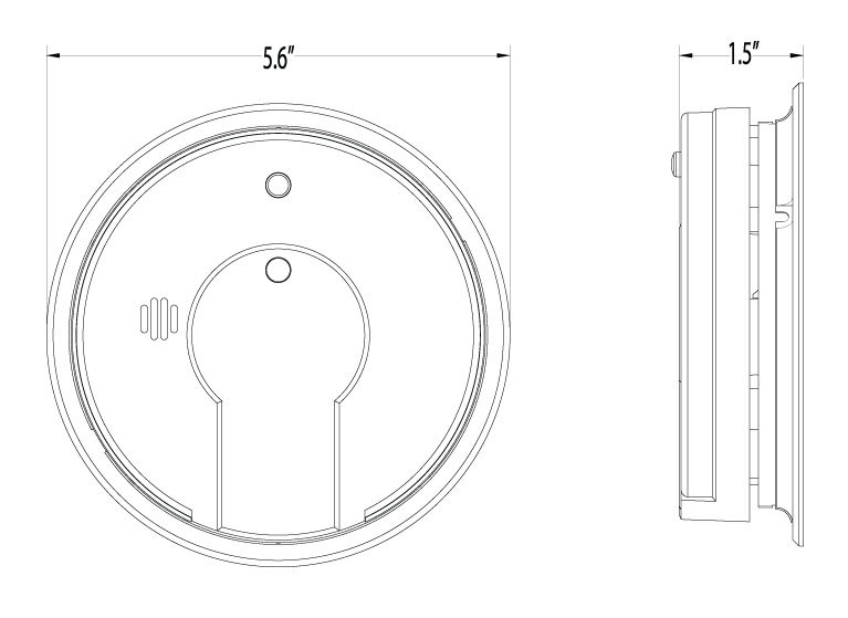 Kidde 21006371 p12040 Hardwire With Battery Backup Photoelectric Smoke ...