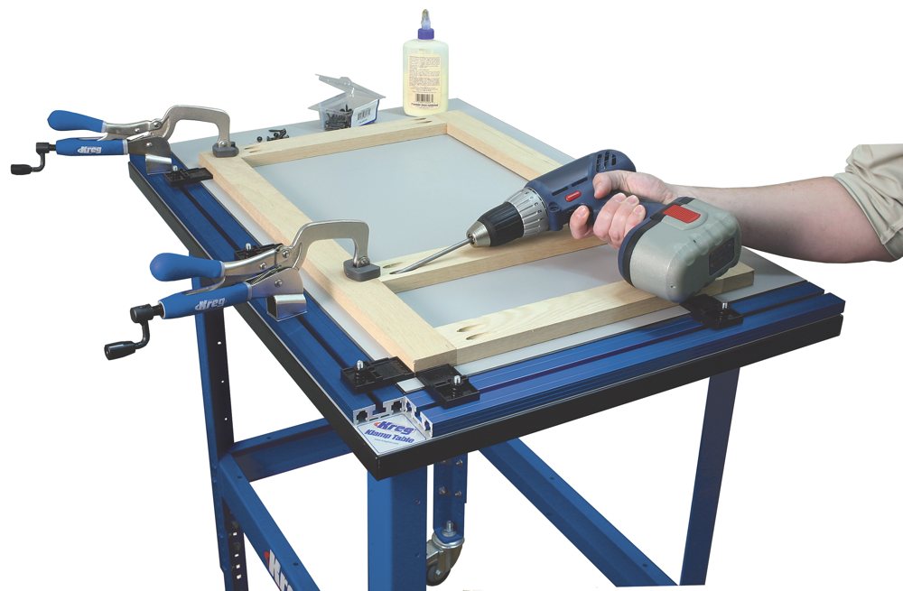 (2 box set) Kreg KKS2000 Klamp Table with Universal Steel Stand ...