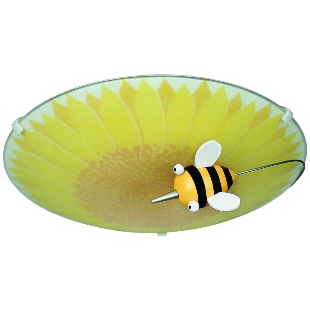 Philips 30111/55/48 KidsPlace Floral and Bumble Bee Ceiling Light ...